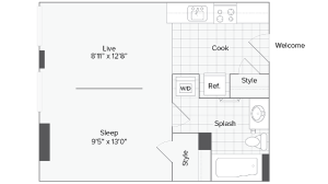 Floor Plan and Availability | Arrive Inner Harbor Apartment Homes for ...