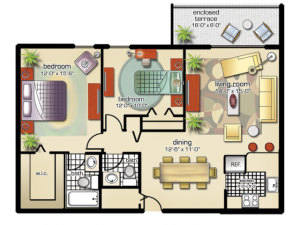 1 - 3 Bed Apartments - Check Availability | 2500 Inverrary Club Apartments