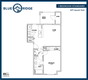 Studio - 2 Bed Apartments - Check Availability | Blue Ridge Apartments