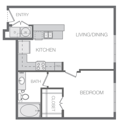 P | 2 Bed Apartment | Hanover Rice Village