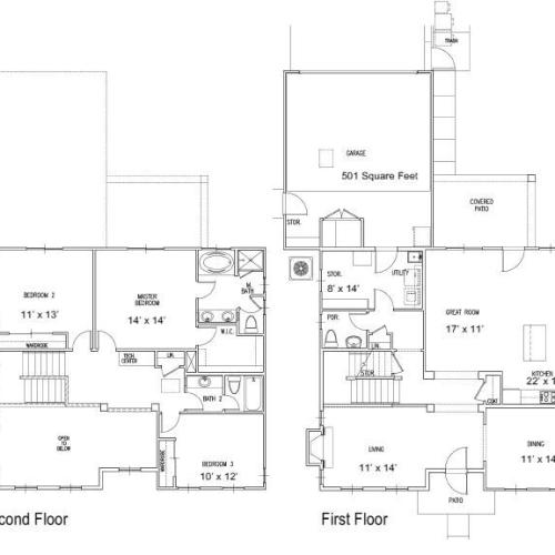 Applewood Model | 3 Bed Apartment | Schriever SFB Tierra Vista Communities