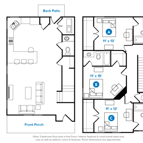 5 Bedroom | 5 Bed Apartment | Cottage Row Stillwater
