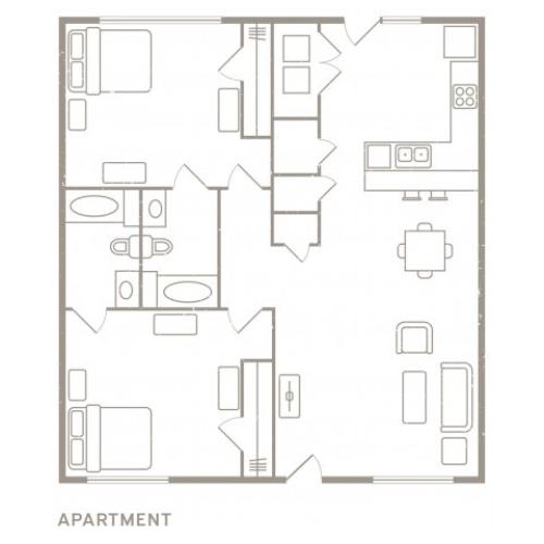 3 BEDROOM, 3 BATH APARTMENT | 3 Bed Apartment | Redpoint Baton Rouge