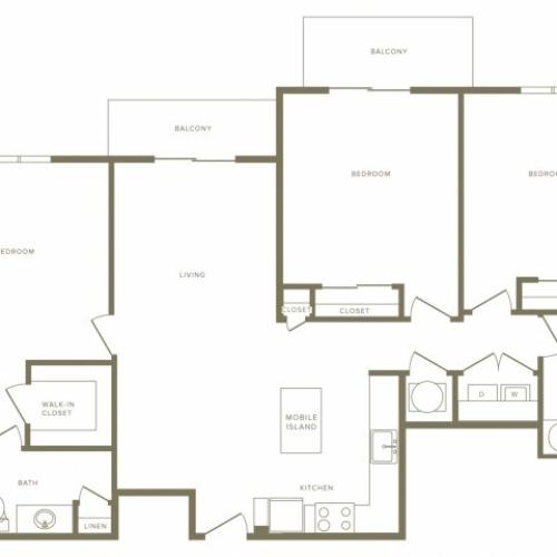 A1 Avalon | 1 Bed Apartment | Modera Douglas Station