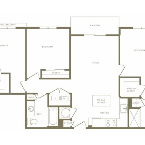 A1 Avalon | 1 Bed Apartment | Modera Douglas Station