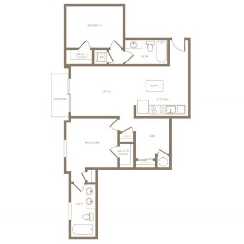 A1 Avalon | 1 Bed Apartment | Modera Douglas Station