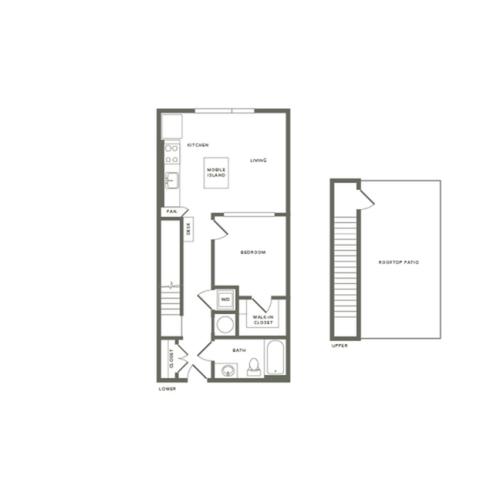 A08 | 1 Bed Apartment | Modera Reynoldstown