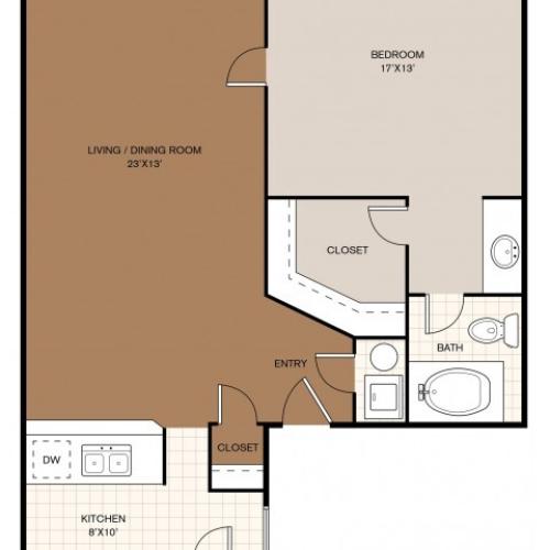 2X2 | 2 Bed Apartment | Valley Ridge