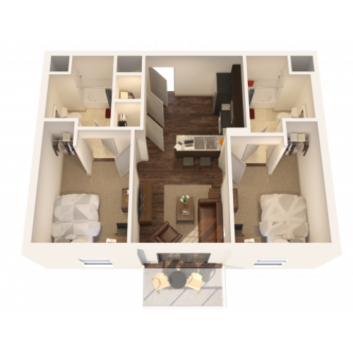 4X4 | 4 Bed Apartment | College View