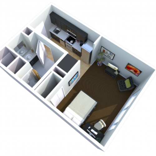 4x4 | 4 Bed Apartment | Campus West