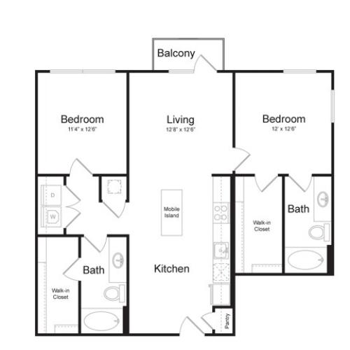 A1 | 1 Bed Apartment | Birchway Perry Road