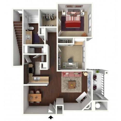 Splendor | 1 Bed Apartment | Stone Canyon Apartments