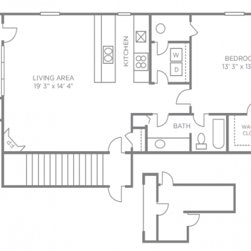 Fiore | 2 Bed Apartment | Marble Cliff Commons