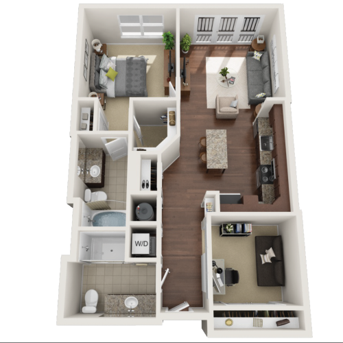 One Bedroom (A1a) | 1 Bed Apartment | Belvoir Square