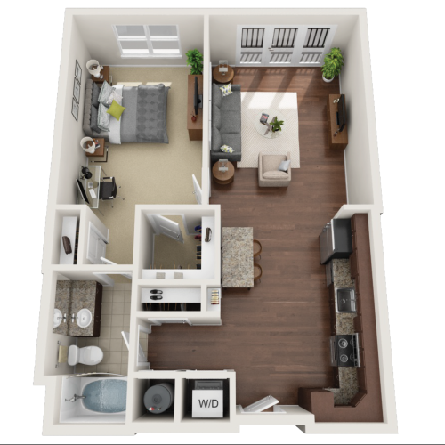 One Bedroom (A1) | 1 Bed Apartment | Belvoir Square