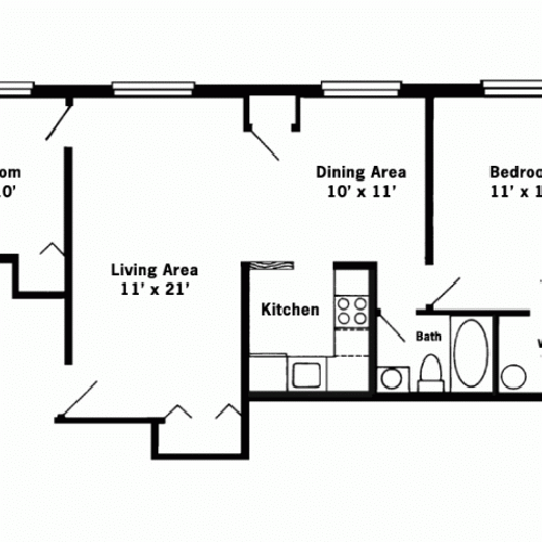 1BR/1BA | 1 Bed Apartment | Butler Ridge
