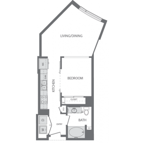 K | 2 Bed Apartment | Hanover Post Oak