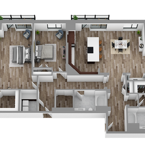 L | 2 Bed Apartment | Hanover Post Oak