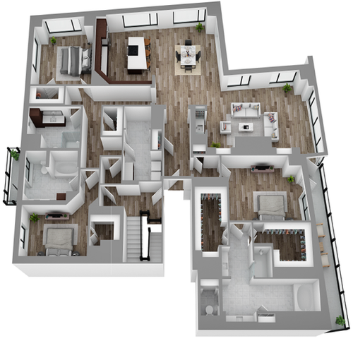 L | 2 Bed Apartment | Hanover Post Oak