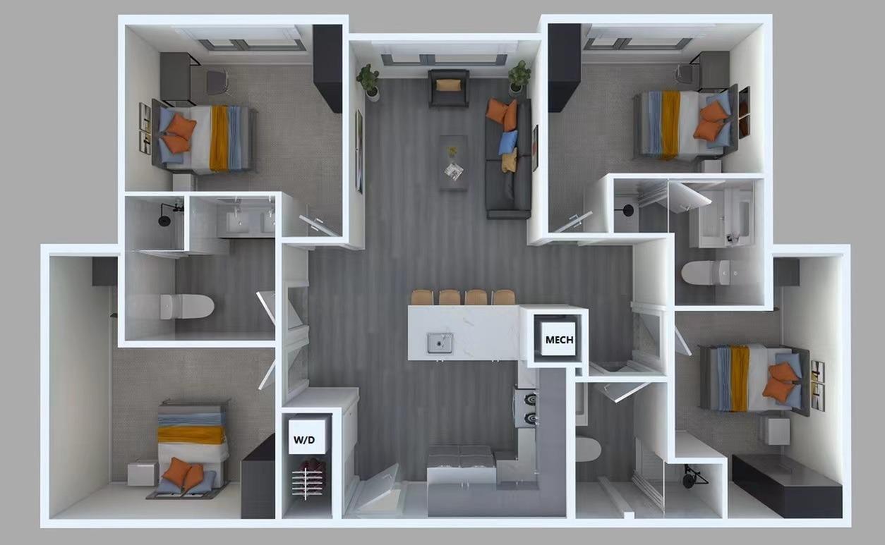 Photos | Student Apartments near UIUC | Pacifica on Green