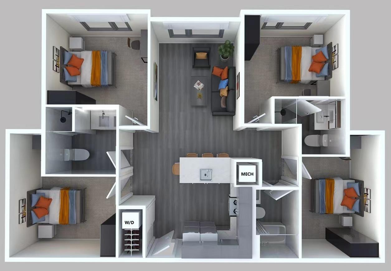 Photos | Student Apartments near UIUC | Pacifica on Green